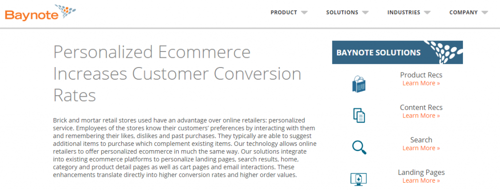 E-Commerce personalization | FireBear