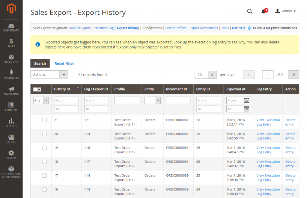 Magento Order Export Module by Xtento | FireBear