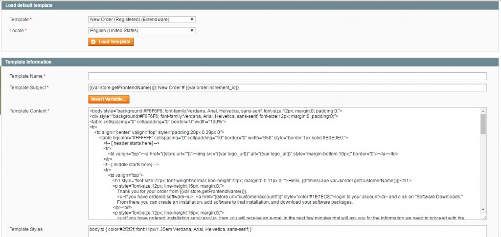 Extendware Custom Order Status Email Templates Magento Extension Review ...