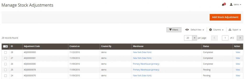 Magestore Inventory Management Magento 2 Extension | FireBear