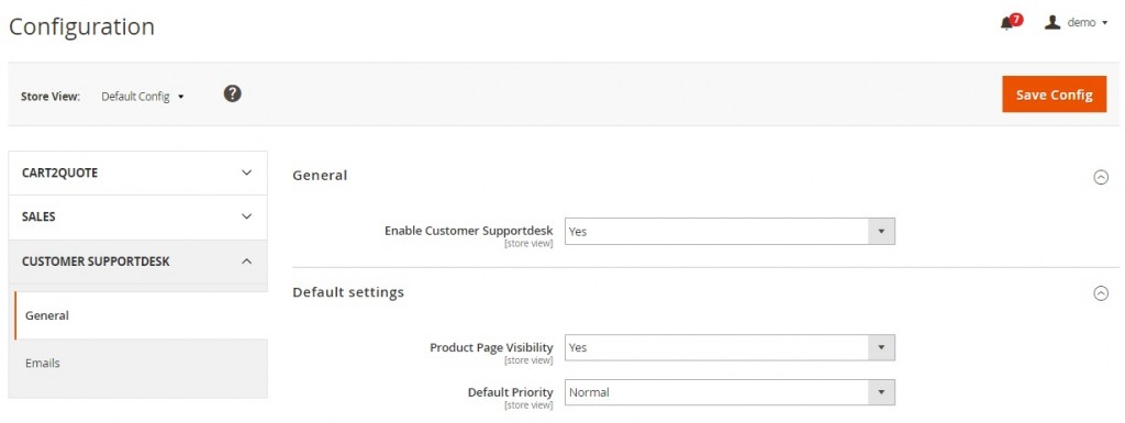 Cart2Quote Customer Supportdesk Magento 2 Extension | FireBear