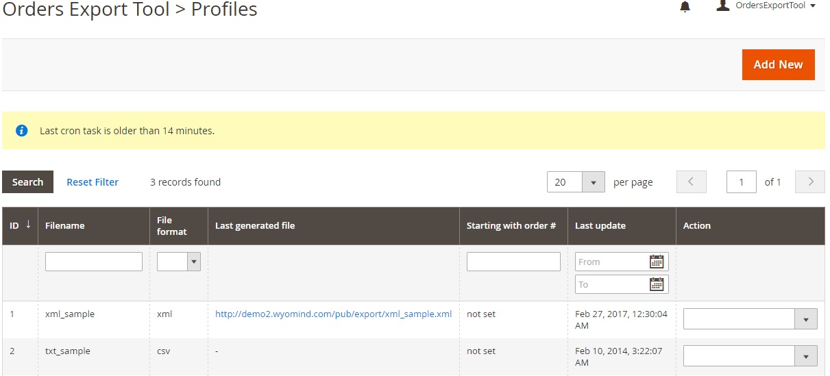 Magento 2 Order Export Extensions Comparison (Amasty, Xtento, Wyomind, Commerce Extensions ...