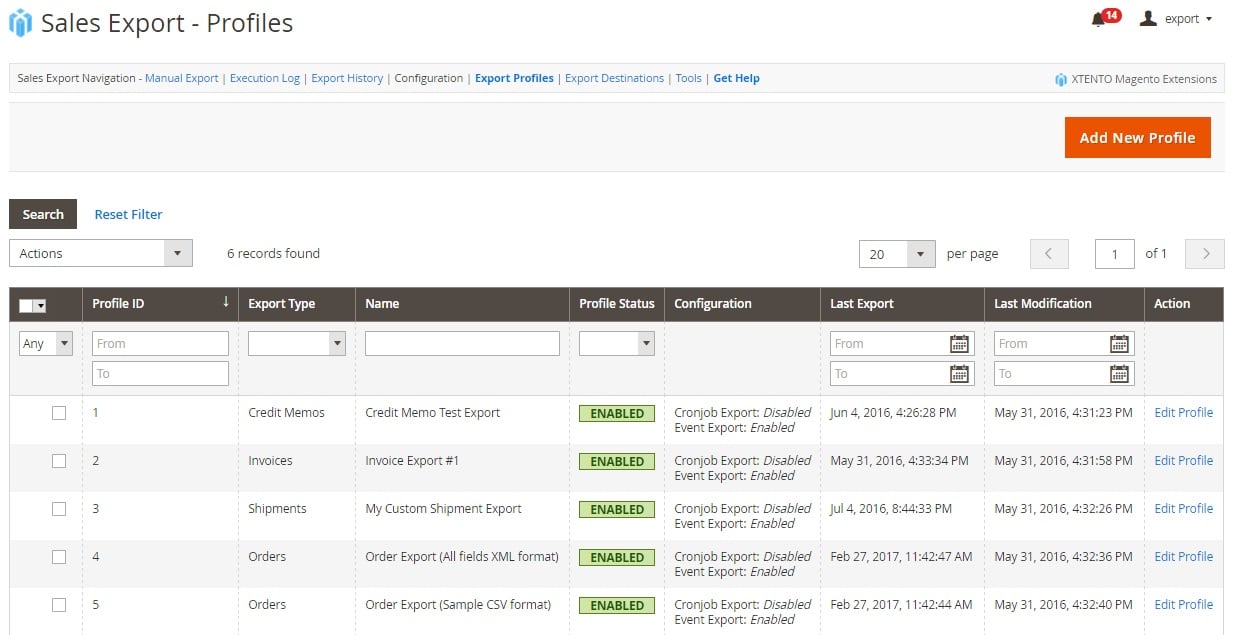 Magento 2 Order Export Extensions Comparison Amasty Xtento Wyomind