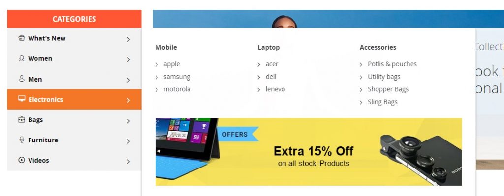 MageDelight Mega Menu Magento 2 Extension | FireBear