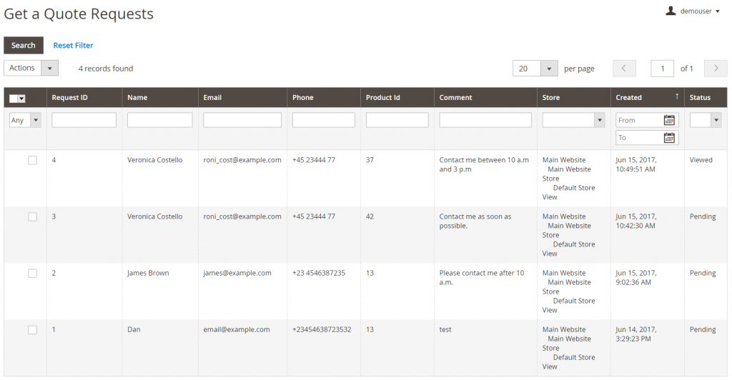 Magento 2 Request A Quote Extensions Comparison (Cart2Quote, Amasty) | FireBear