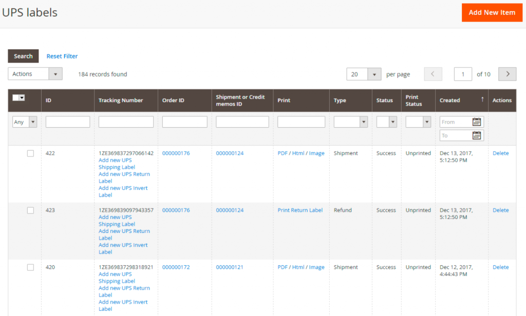 UPS Shipping Manager Pro Multistore for Magento 2 | FireBear