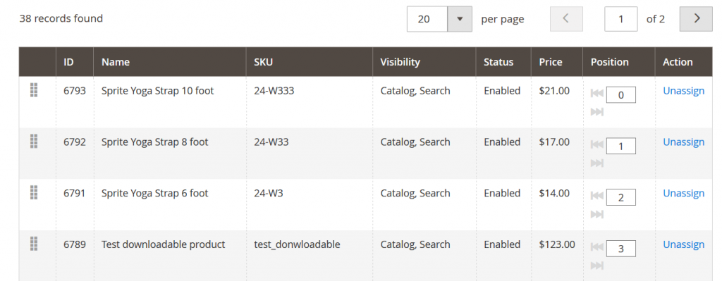 Magento 2 Product Position in Category | FireBear