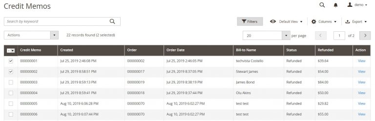 Magento 2 Backend Exploration: Credit Memos | FireBear