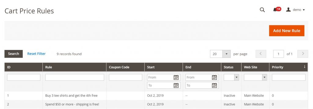Magento 2 Backend Exploration: Promotions | FireBear