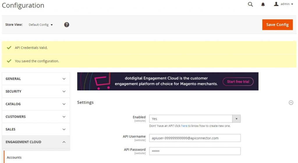 Exploring Magento 2 Backend: dotdigital Engagement Cloud | FireBear