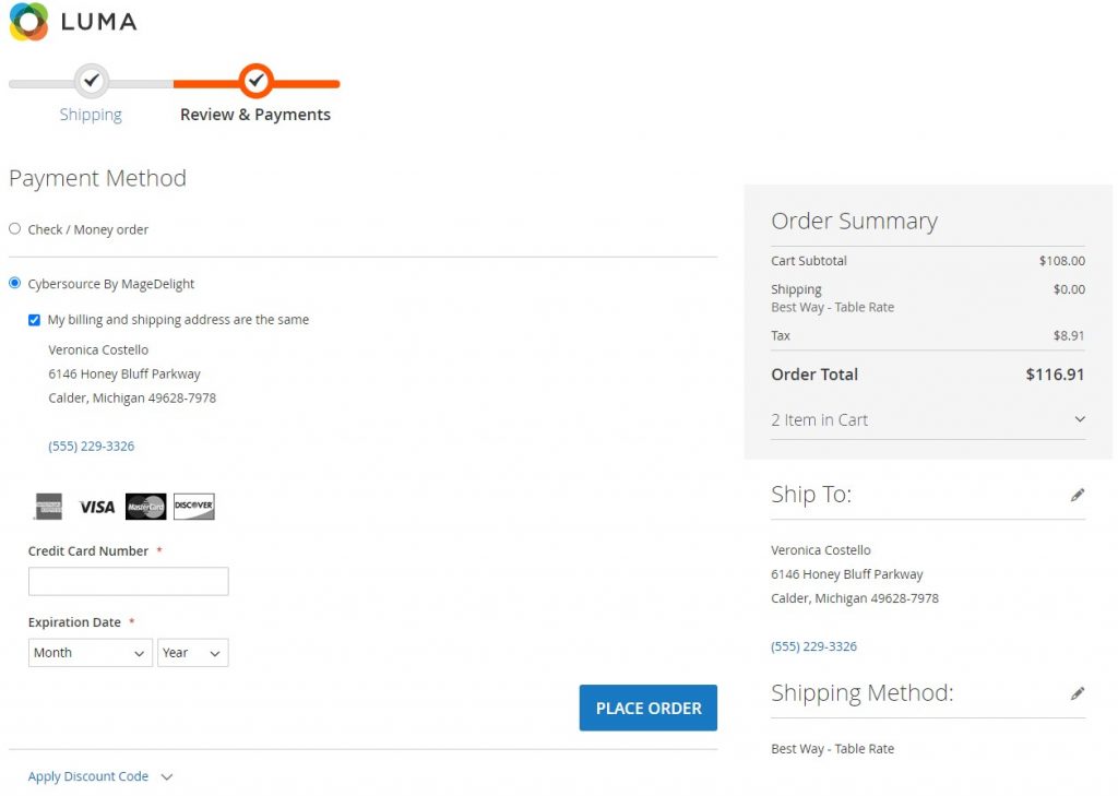 Magedelight CyberSource Decision Manager for Magento 2 | FireBear