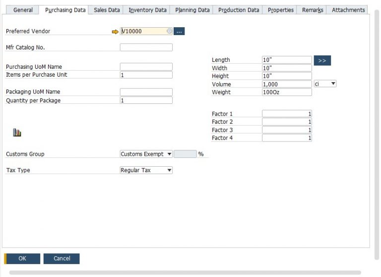 SAP Business One In-Depth Review: Item Master Data | FireBear
