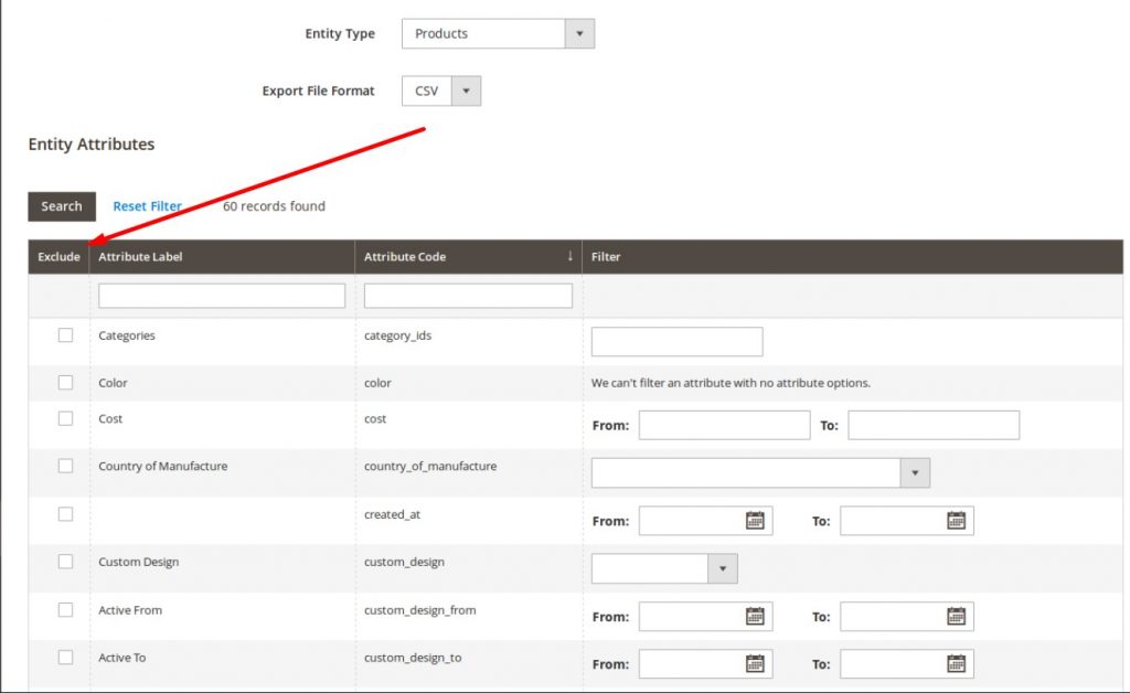 How to export specific data sets for a particular entity in Magento 2 | FireBear