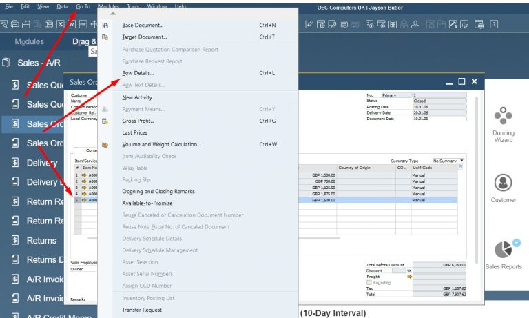 SAP Business One In-Depth Review: Navigation Through The SAP B1 ...