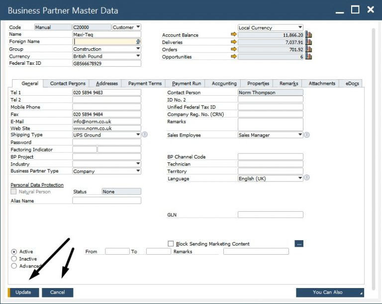 SAP Business One In-Depth Review: Navigation Through The SAP B1 ...