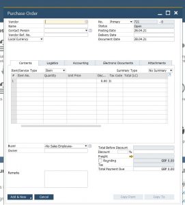 SAP Business One In-Depth Review: Purchasing and Accounts Payable ...
