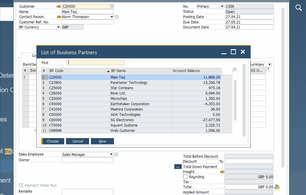 Sap Business One In Depth Review Business Partner Master Data Firebear
