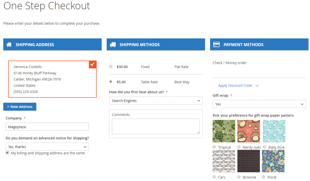 Magento 2 Custom Checkout Fields Extension by Mageplaza | FireBear