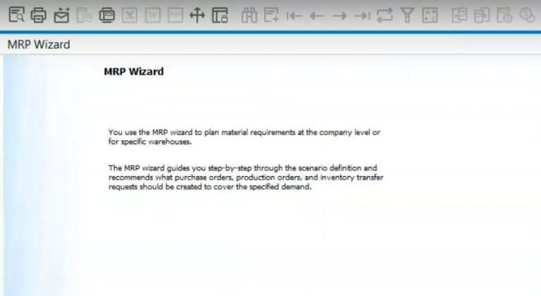 SAP Business One In-Depth Review: How to Use the Wizard to Execute an ...