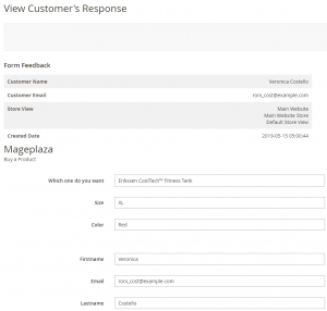Magento 2 Custom Form extension by Mageplaza | FireBear