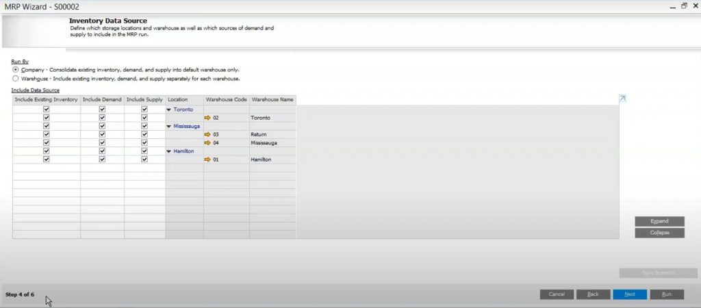 SAP Business One MRP Run - B1 Consulting