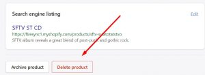 How to Delete Products from Shopify | FireBear