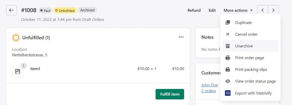Shopify Orders | FireBear