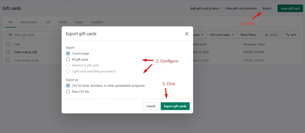 Shopify Gift Cards | FireBear