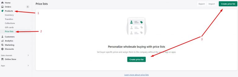 Shopify Price List | FireBear