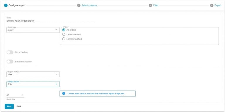 Shopify to Excel Order Export | FireBear