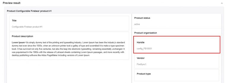 Shopify Product Handle | FireBear